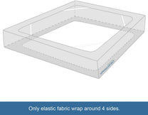 Box Spring Cover with Smooth and Elastic Woven Material, Wrinkle & Fad